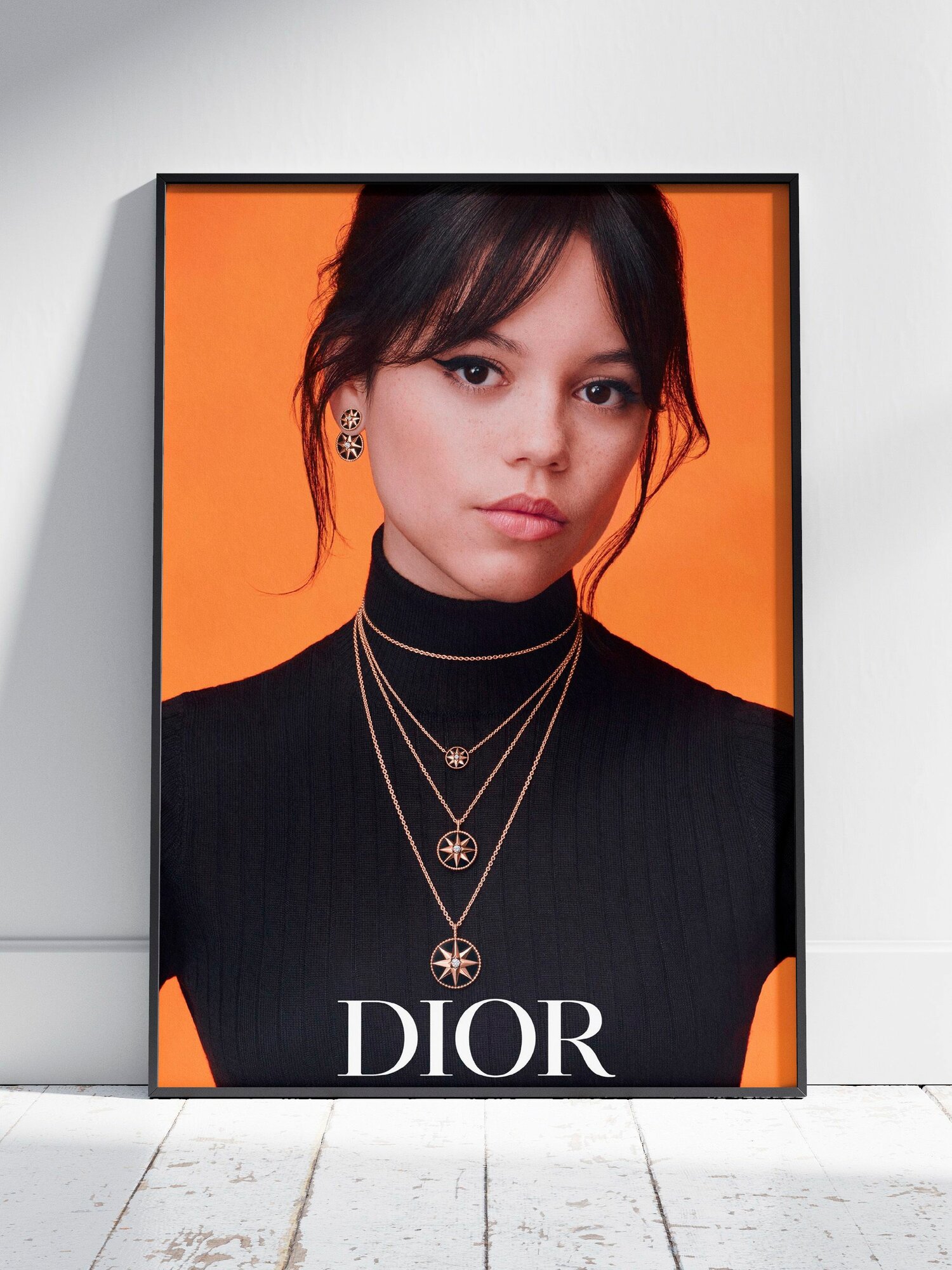 Плакат на стену для интерьера Дженна Ортега (Jenna Ortega 44) - Постер по актеру фильма, кино, сериала формата A4 (21x30 см)