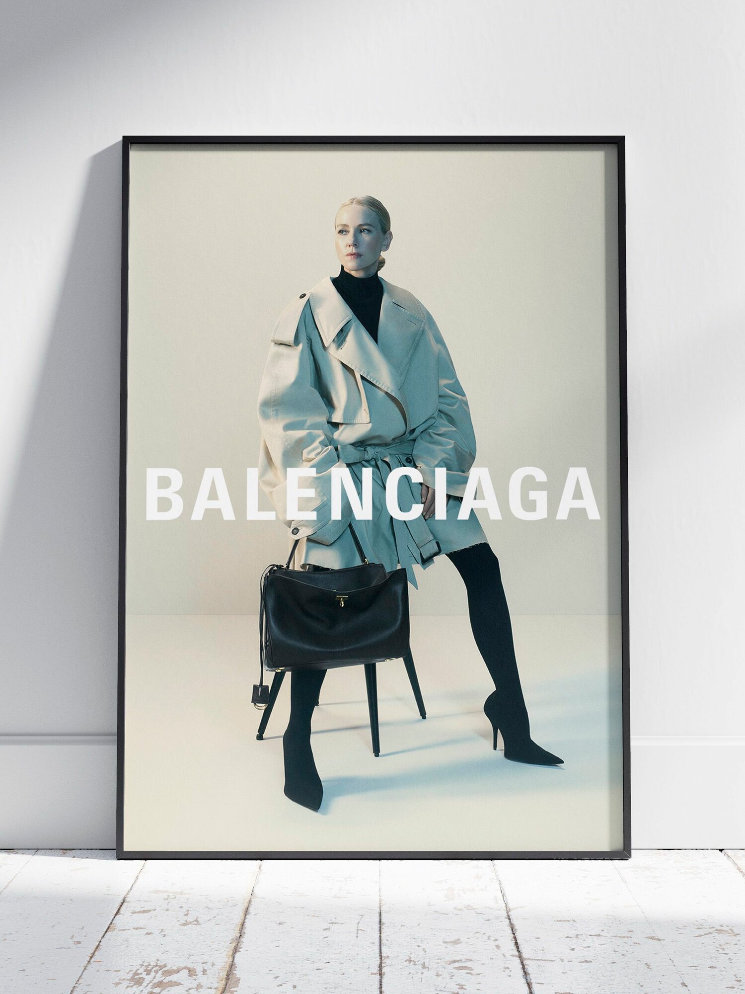 Плакат на стену для интерьера Баленсиага (Balenciaga 14) - Постер по модели, бренду и моде формата A4 (21x30 см)
