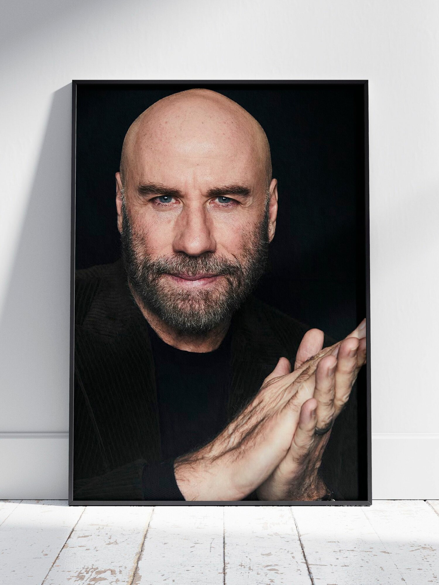 Плакат на стену для интерьера Джон Траволта (John Travolta 4) - Постер по актеру фильма, кино, сериала формата A4 (21x30 см)