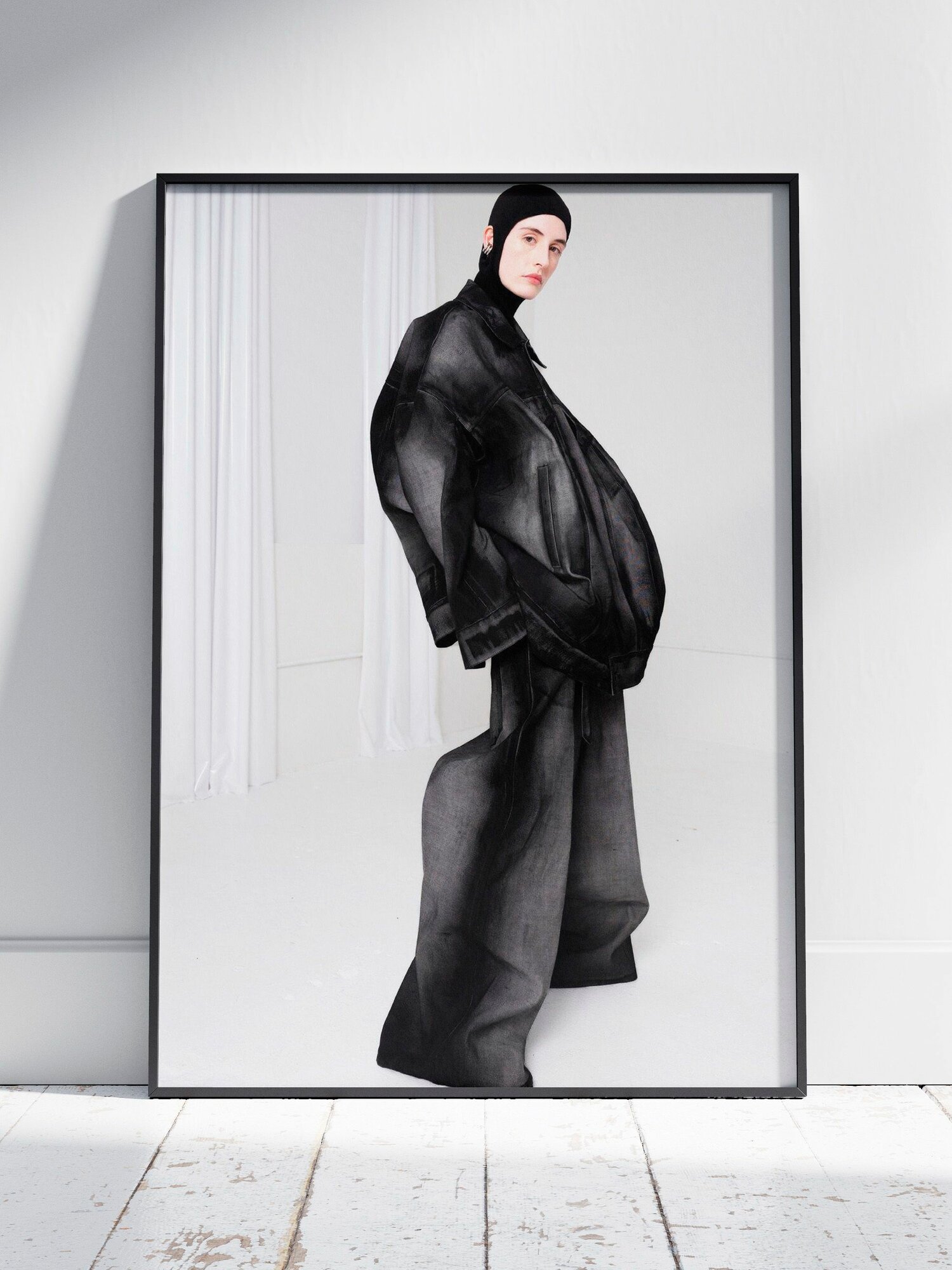 Плакат на стену для интерьера Стиль Брутализм (Brutalist Fashion 9) - Постер по моде и эстетике формата A4 (21x30 см)