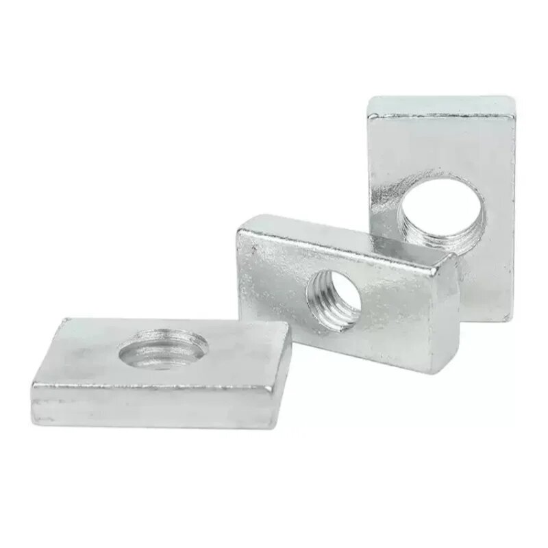 Прямоугольные гайки M6 из углеродистой стали M6x10x14x5(5pcs)