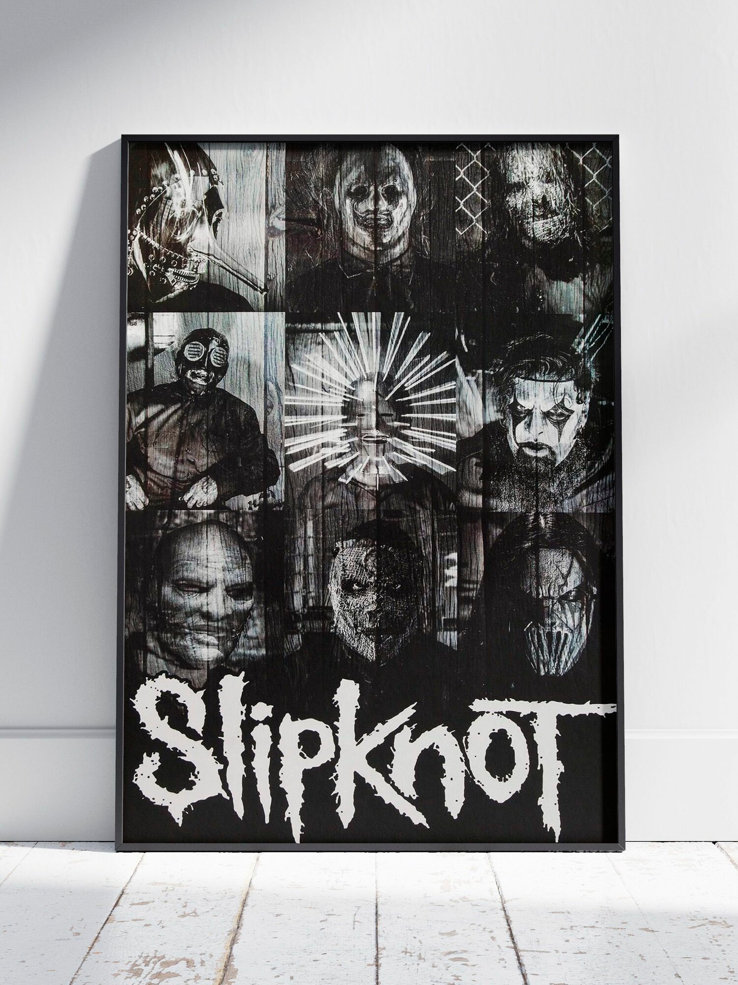 Плакат на стену для интерьера Слипкнот (Slipknot 1) - Постер по музыке и артисту формата A4 (21x30 см)