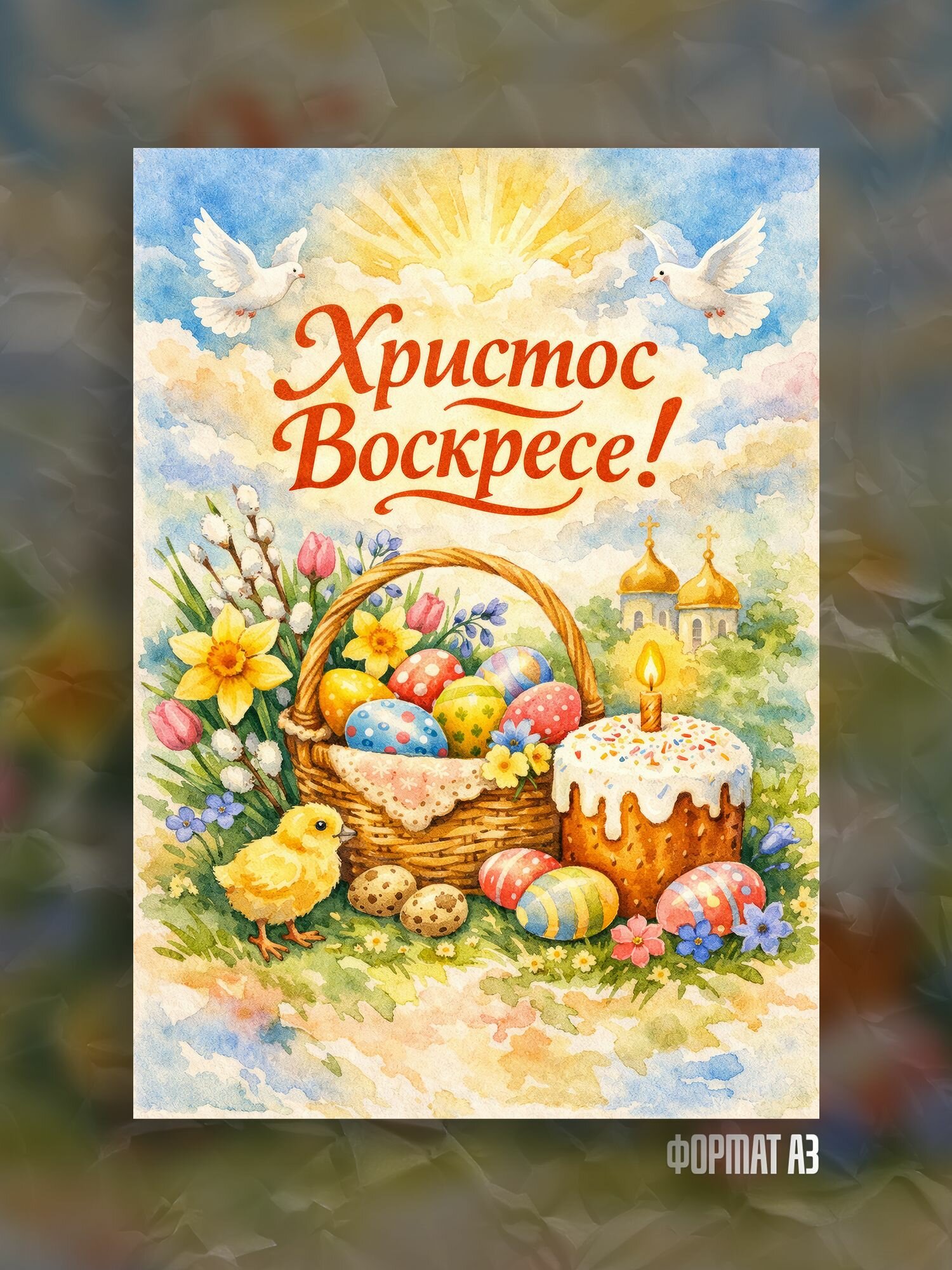 Плакат Пасха
