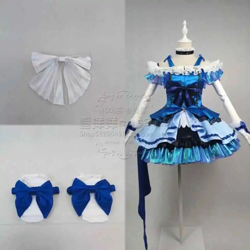 Костюм косплея Lovelive Kira Kira Синий, Цвет: 3