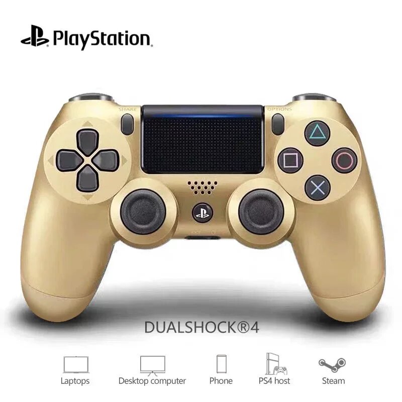 Официальный беспроводной Bluetooth-контроллер Sony PS4 Pro для PlayStation 4, ПК и мобильных устройств