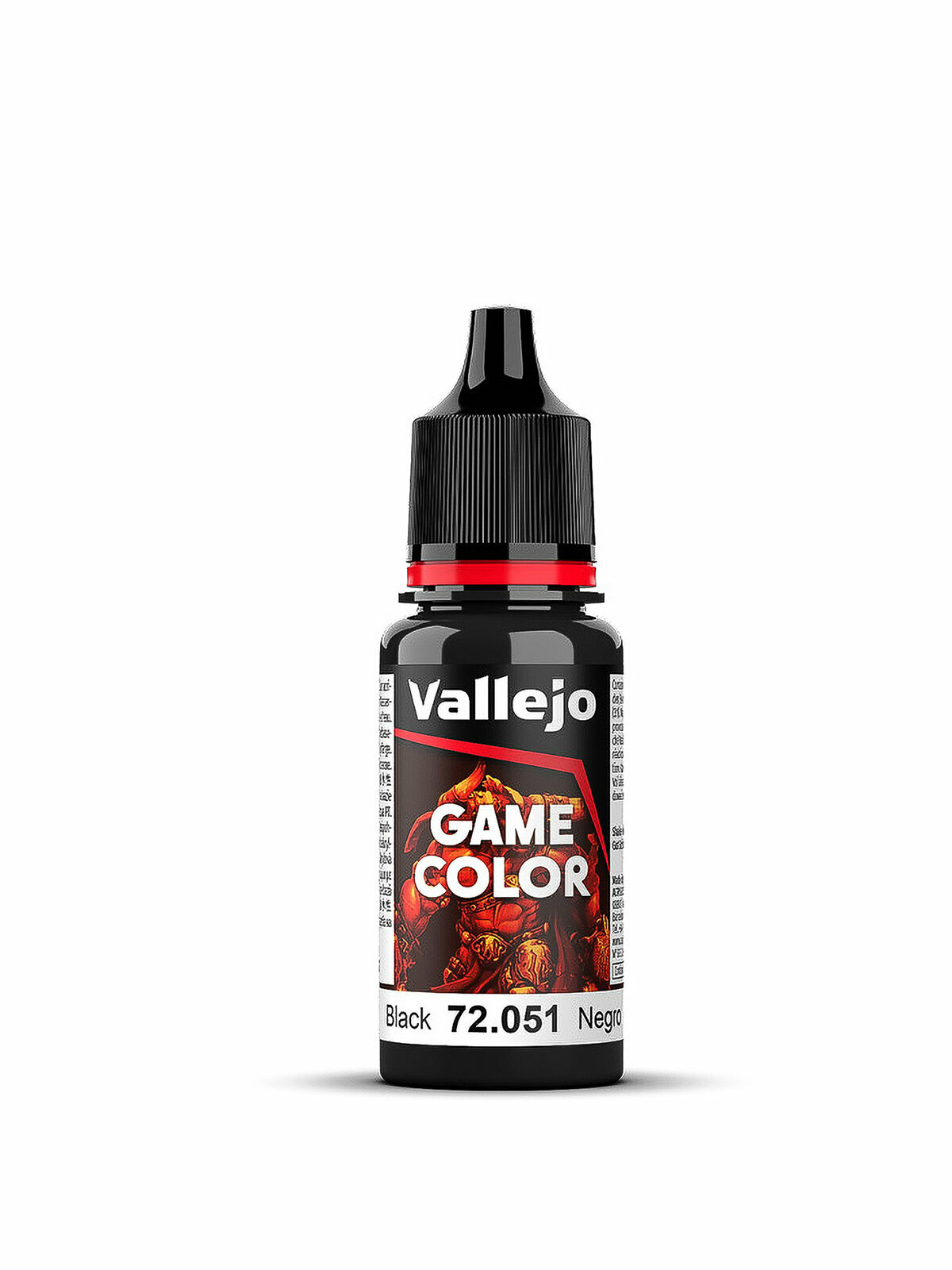 Краска акриловая Vallejo серии Game Color - Black 72051, 18 мл