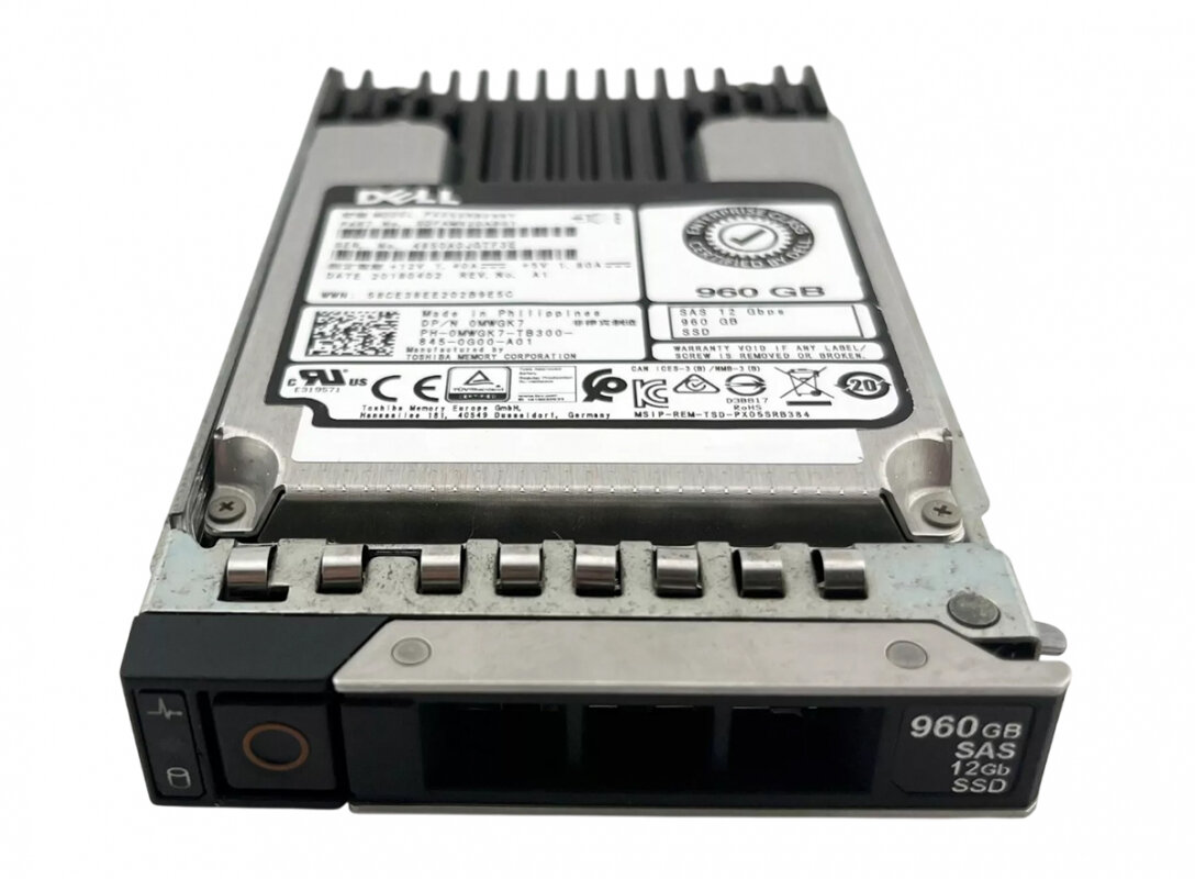Жесткий диск Dell 400-ANMP 960Gb SAS 2,5" SSD