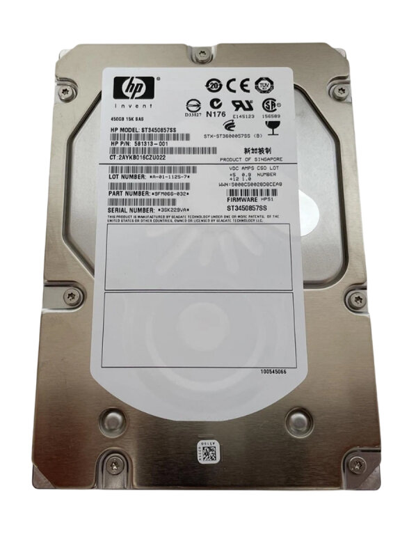Жесткий диск HP 450Gb 15000 SAS 3.5" HDD 581313-001