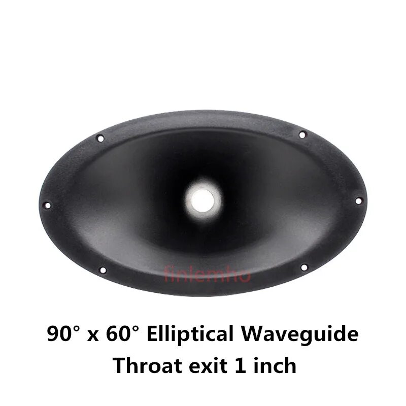 Высокочастотный динамик DJ 1 шт, горловой Овальный волновод 90 ° x 60 ° для IMPACT-X15 профессионального аудио hi-fi домашнего кинотеатра, автомобиля, пьезо