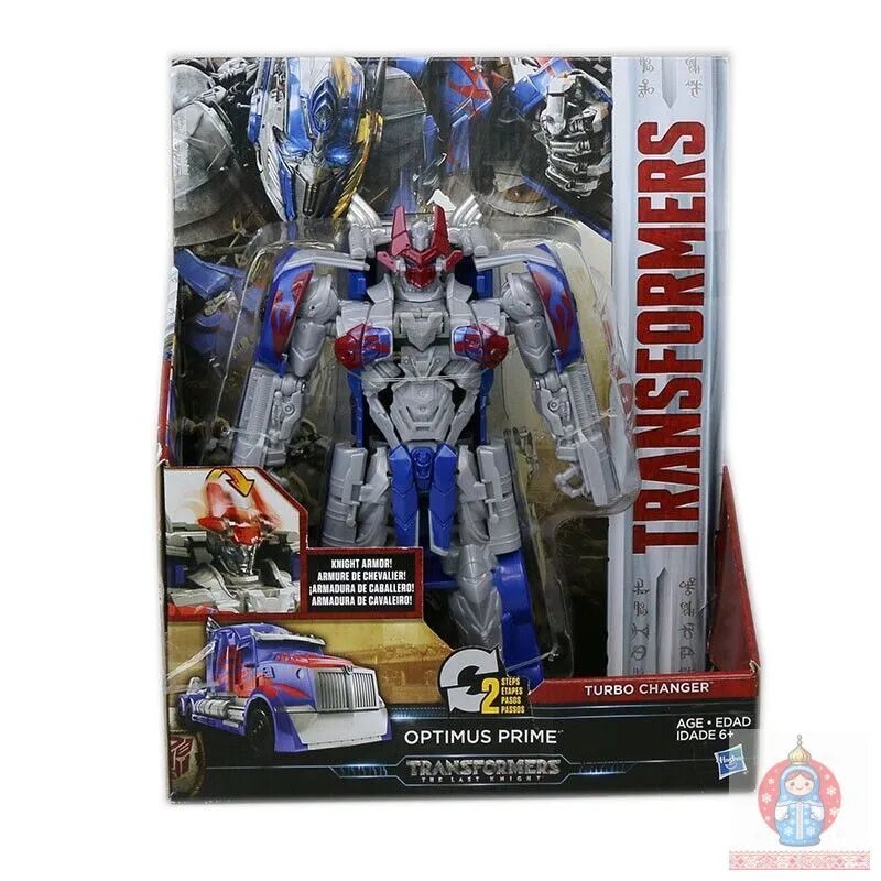 Робот-трансформер Hasbro Transformers the Last Knight Armor Turbo Changer Optimus Prime C1317