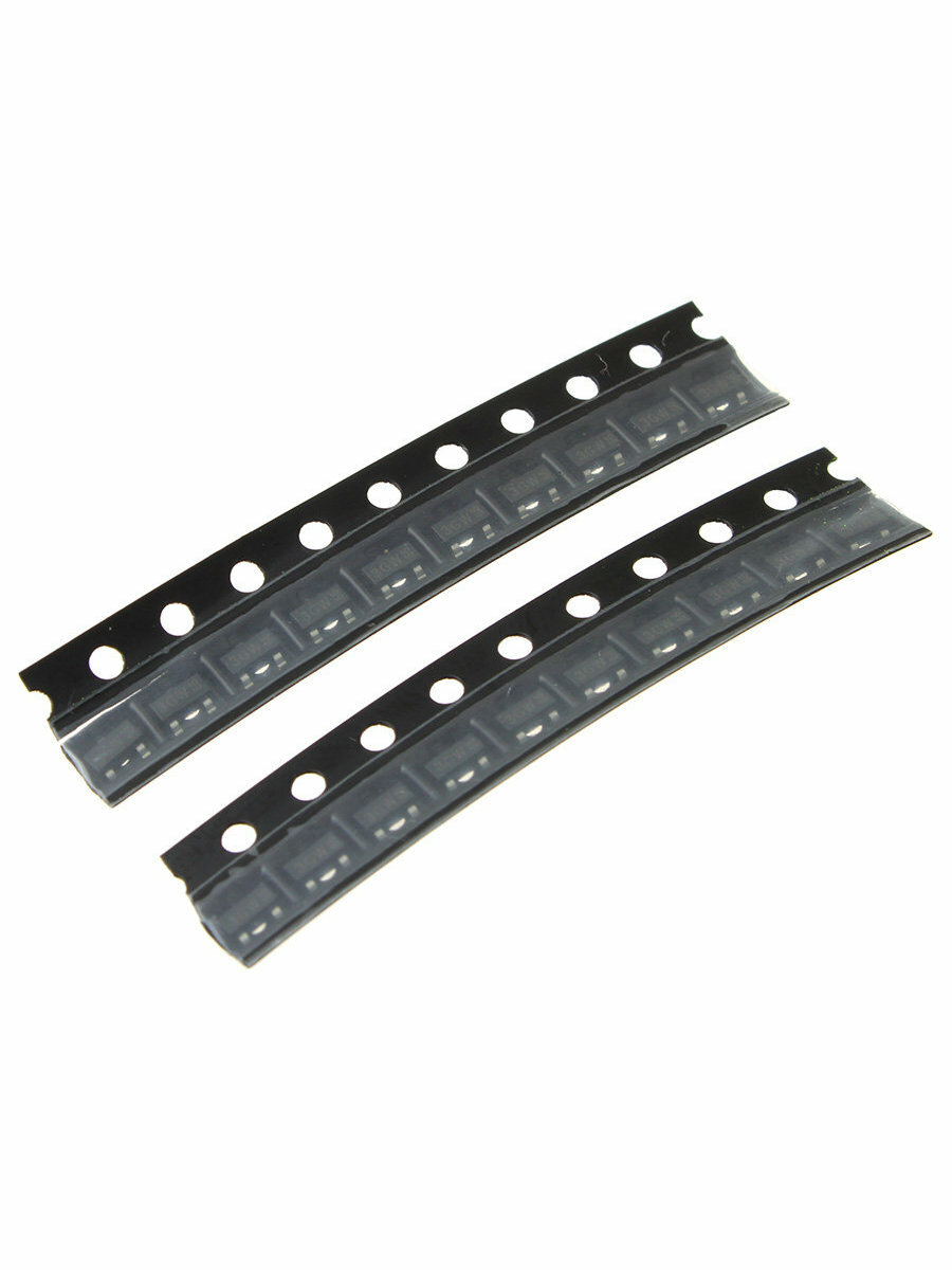 Транзистор BC807-25 (5B) SOT23 (упаковка 20шт) PNP 45В 0.5А 0.625 Вт