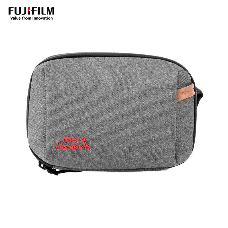 FUJIFILM Mini Цифровой Сумка-Хранилище - Холщевая Универсальная Серая Организатор Цвет：СерыйСтиль：Сумка для хранения