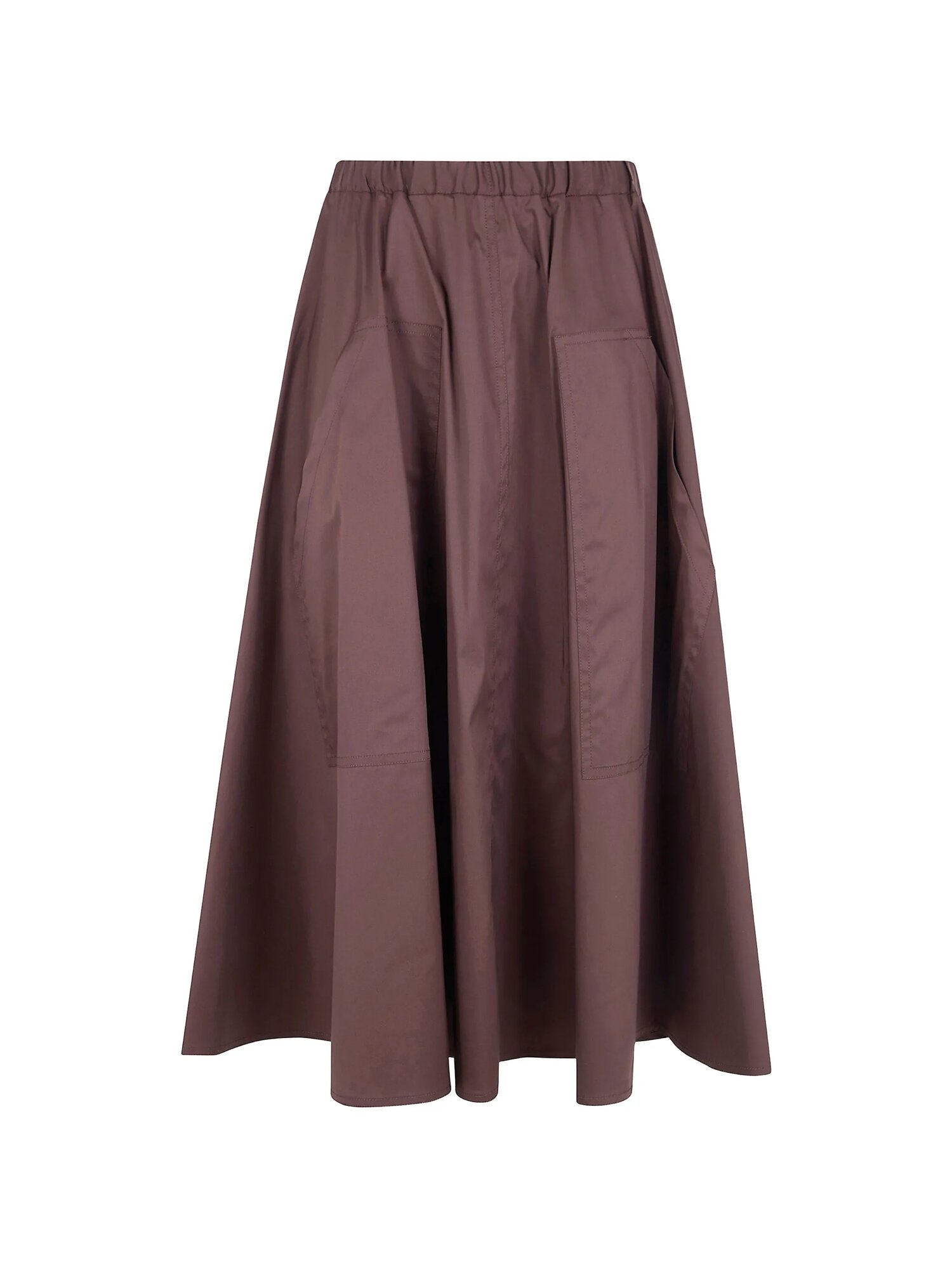 Юбка DRHOPE Elasticated-waist patch-pocket skirt