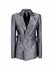 Куртка SAPIO Metallic-finish denim jacket, размер 42, Silver
