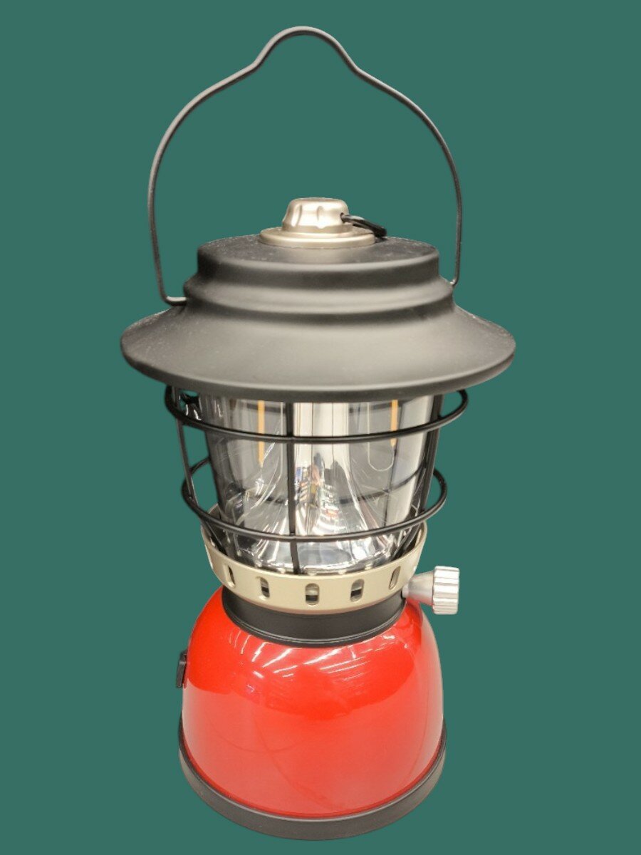 Фонарь кемпинговый ретро FMP-6686, светодиоды COB 200lm / SMD 500lm, Зарядка Type-C