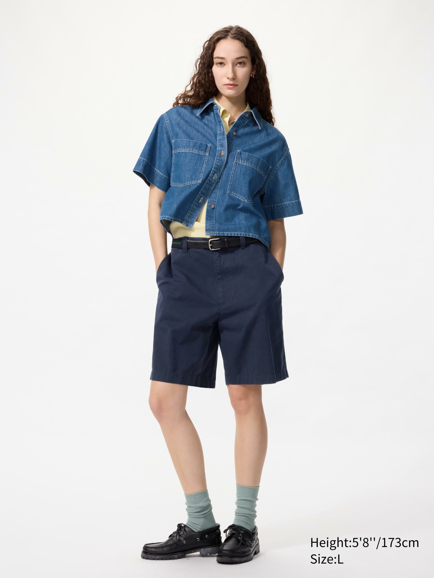 Шорты Uniqlo CHINO, размер XL, off white — фото 1