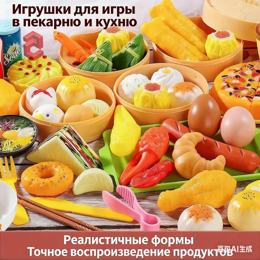 Эксклюзивный набор из 57 игрушек для завтрака