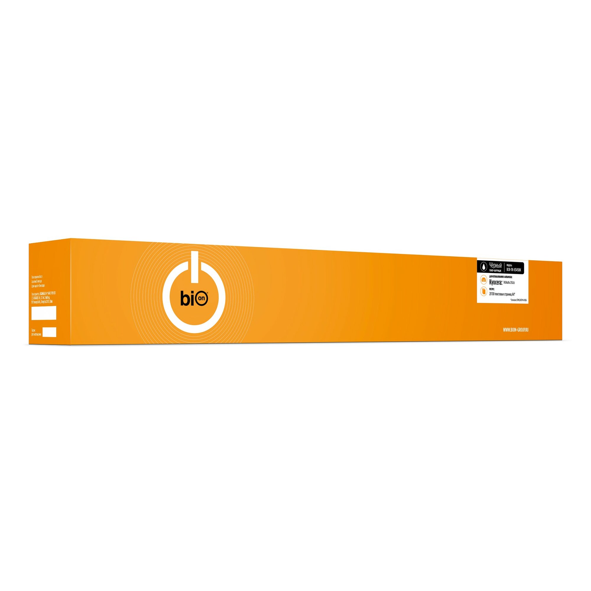 Картридж Bion BCR-TK-8345BK для Kyocera TASKalfa 2552ci Черный, 20000 страниц