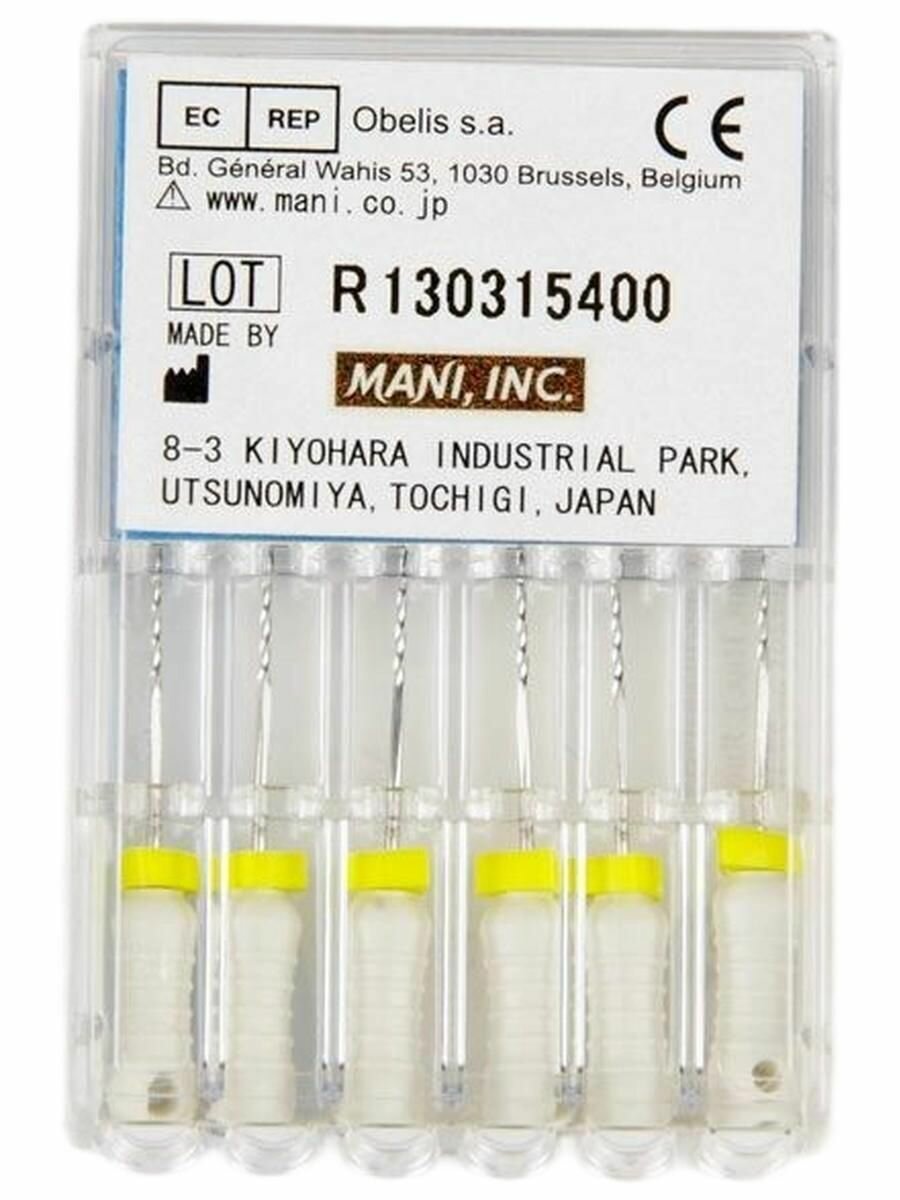 Reamers - дрильборы ручные, длина 25 мм, ISO-15 (6 шт). (комп)