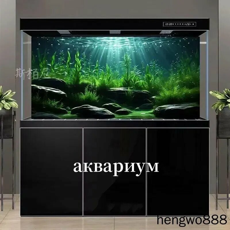 Фон для аквариума Декорации Солнечные водоросли,80x40см