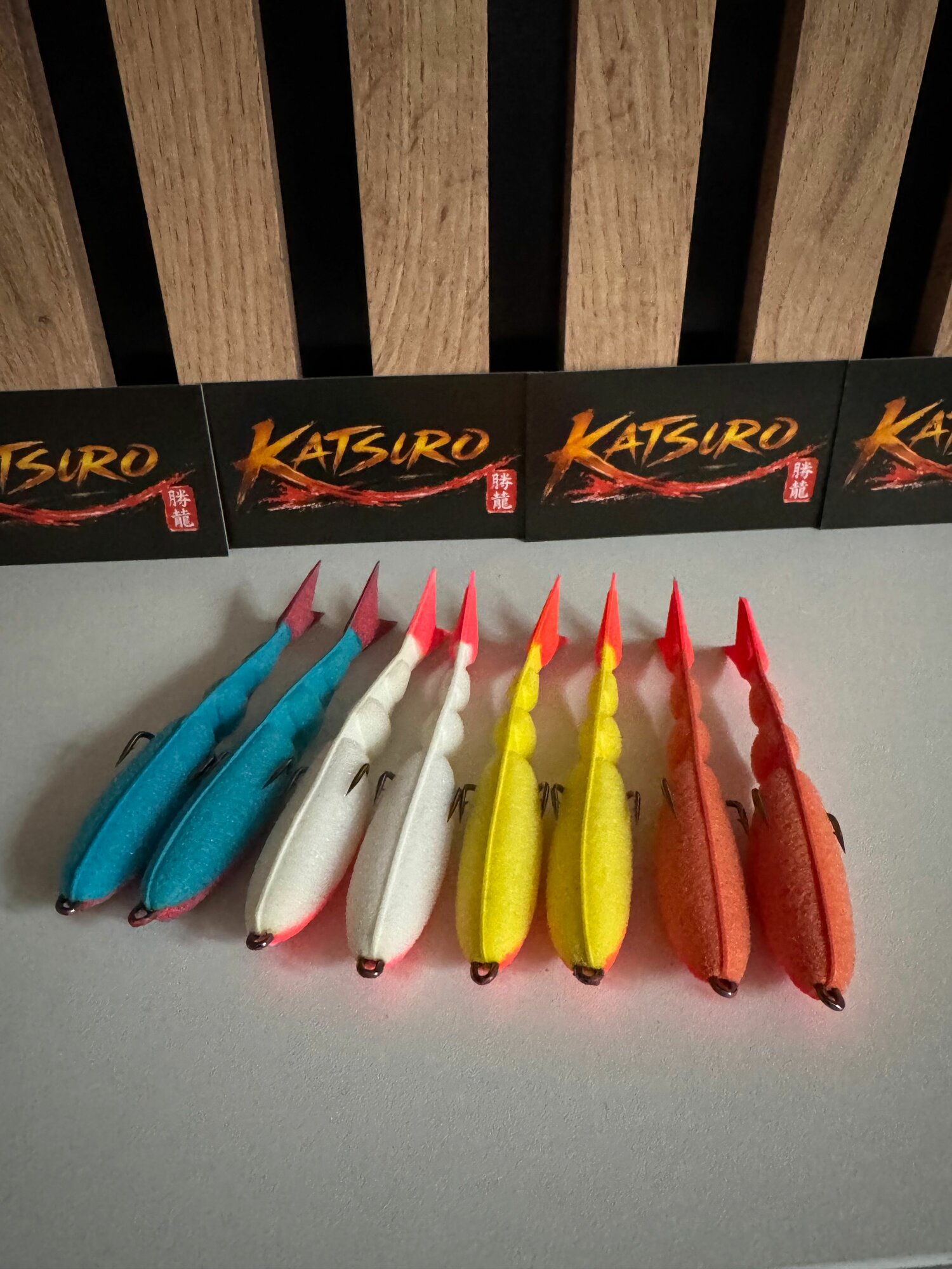 Поролоновая рыбка для рыбалки Katsuro(2гр, 10мм) набор 8 шт, цвет M1, УФ