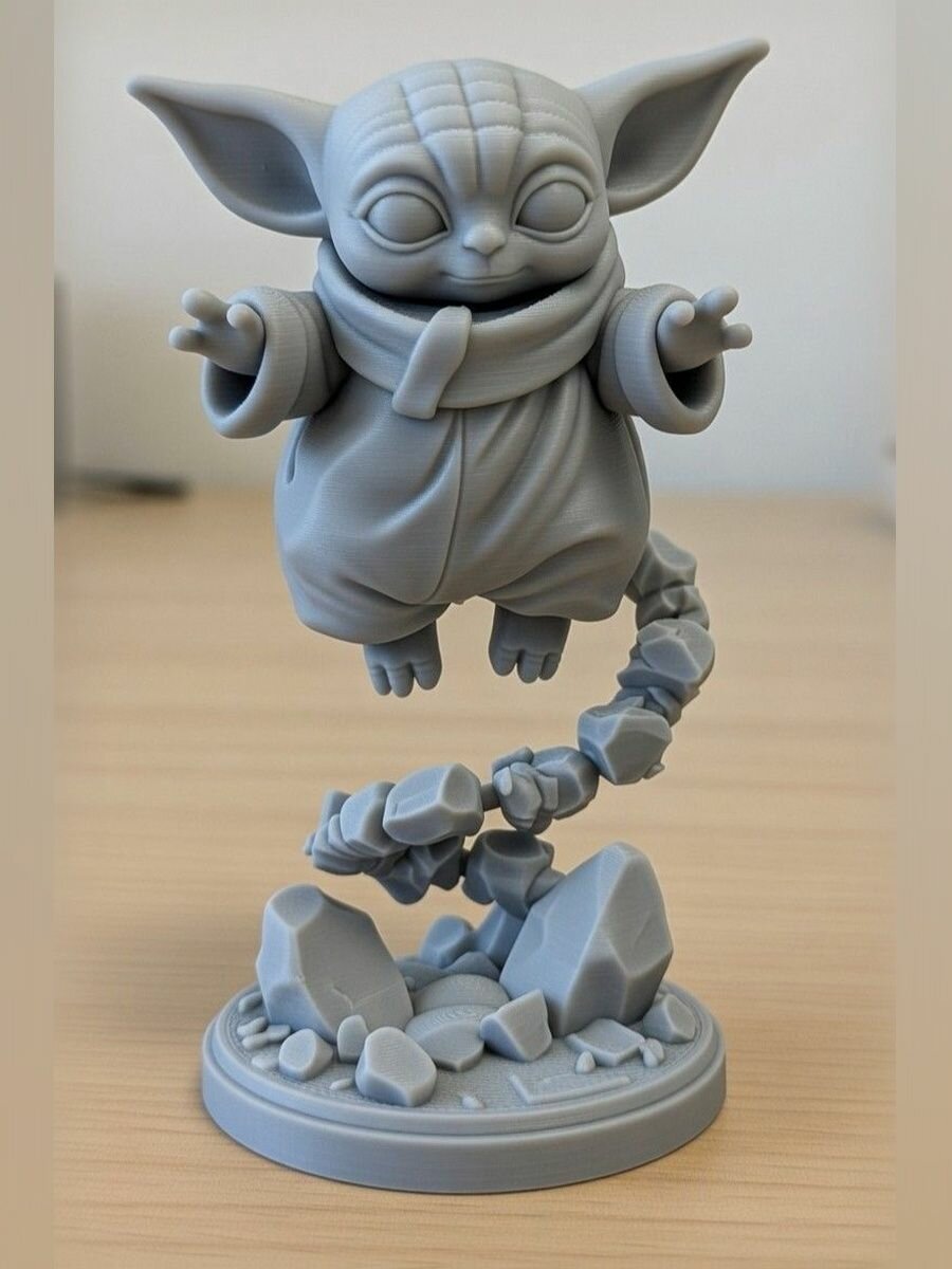 Фигурка "Малыш Йода" 3D печать из пластика