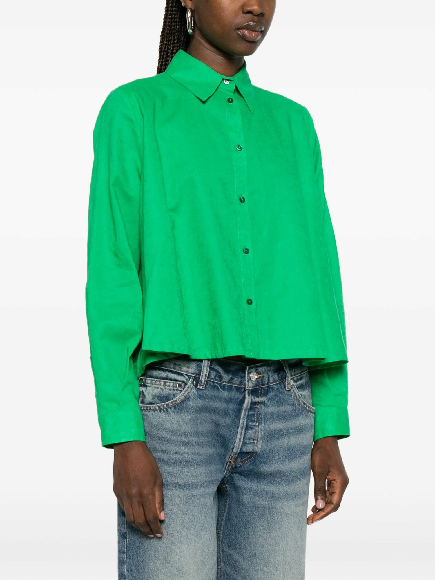 Рубашка Manuel Ritz Long-sleeves shirt, размер 38, green — фото 1