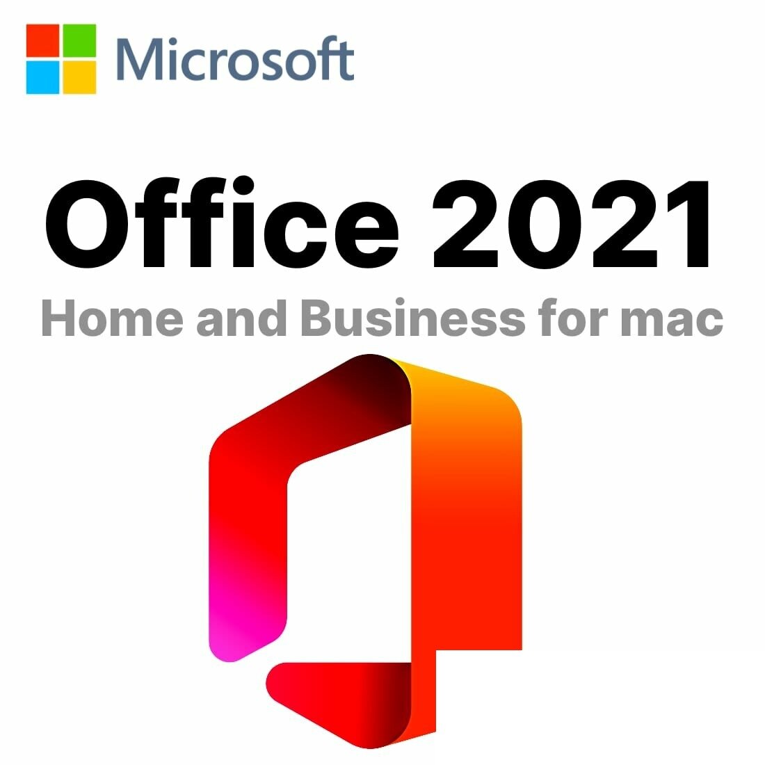 Ключ Microsoft Office Home and Business 2021, для MAC, бессрочная лицензия, 1 шт