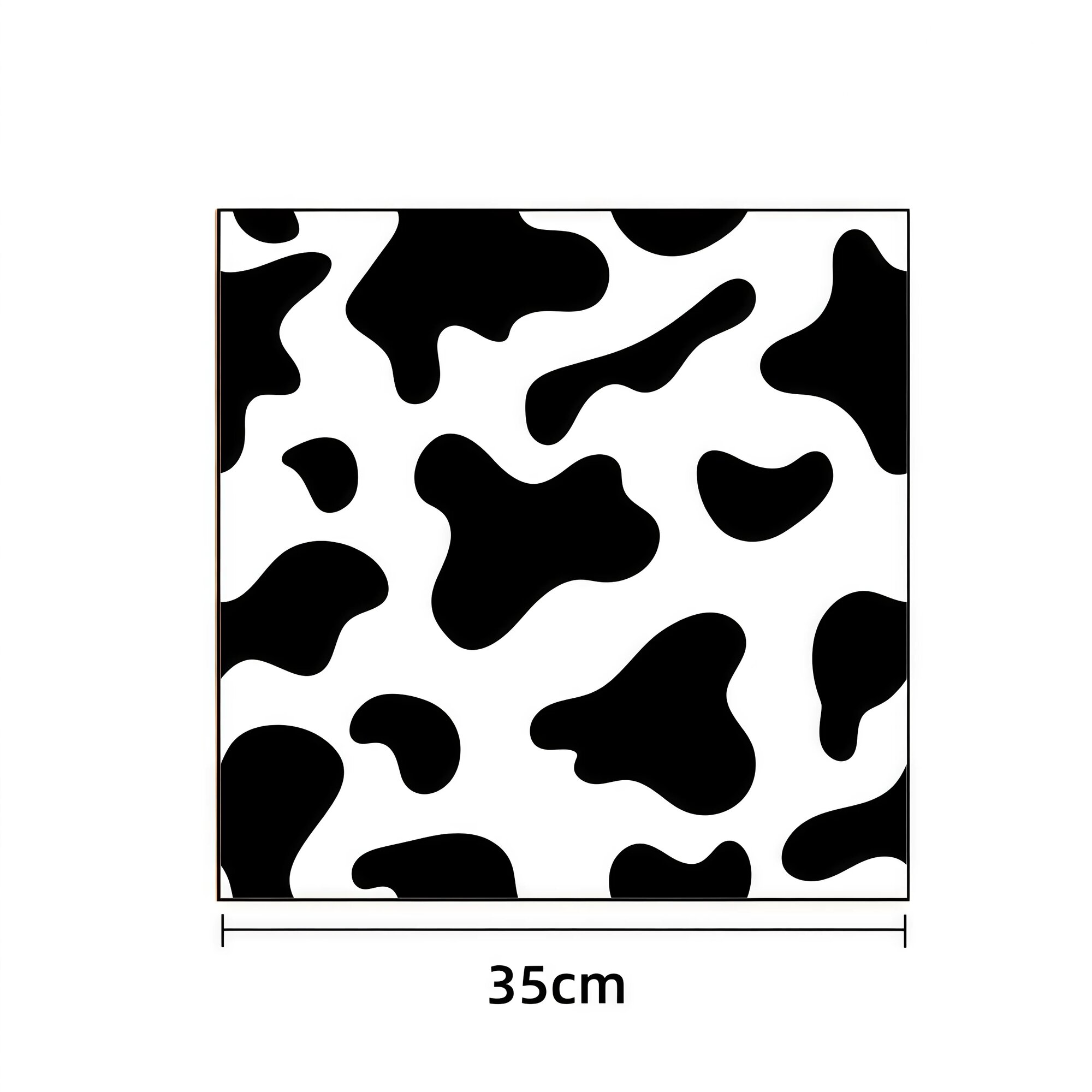 Коврик для стрижки когтей кошек с коровьим узором 35x35 см 1 шт. для кошек до 3 фунтов Нескользящий аксессуар для ухода