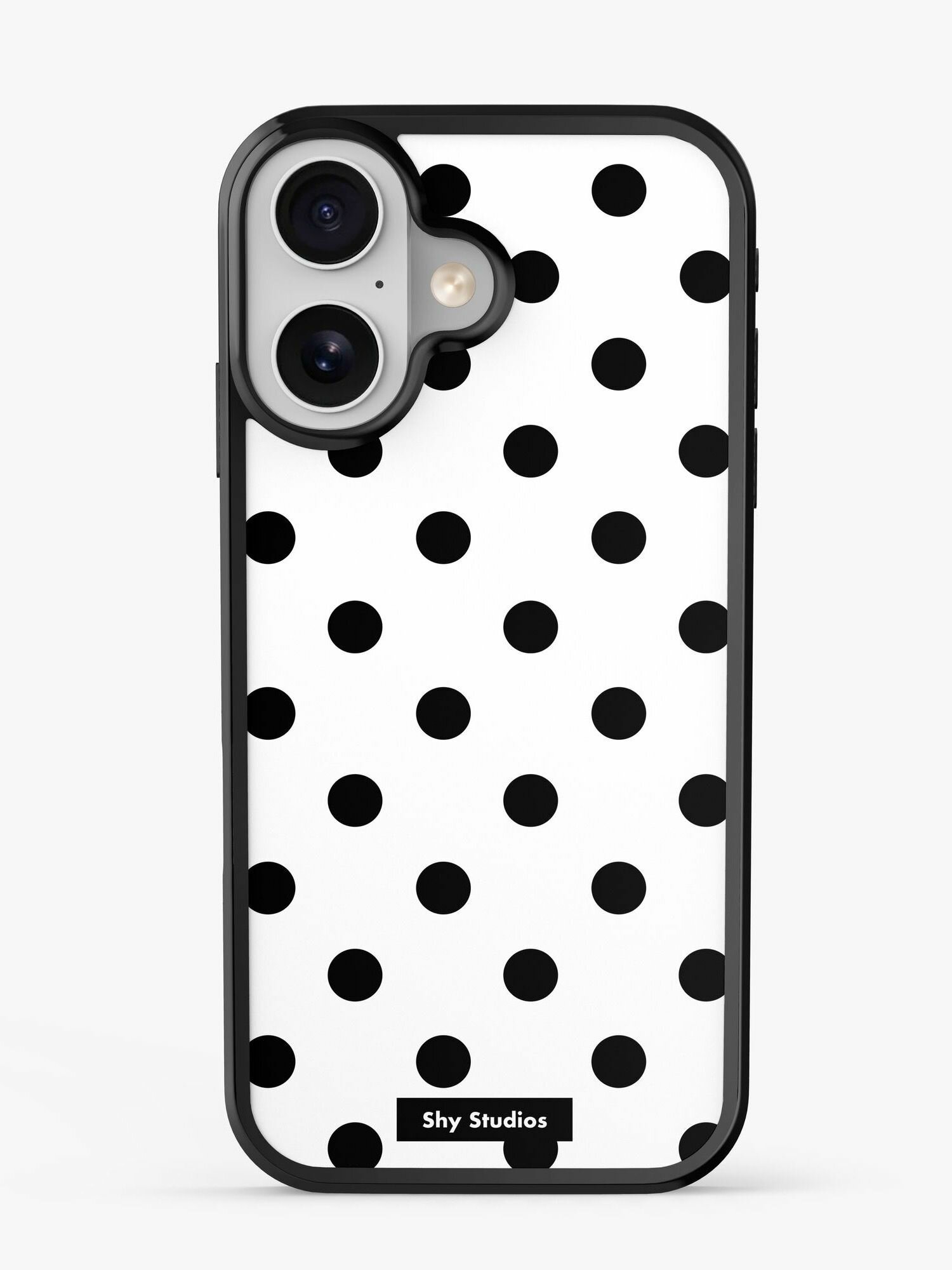 Чехол на iPhone 17 от Shy Studios - Polka Dots White