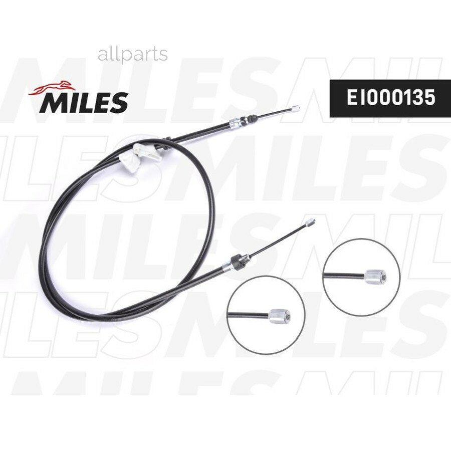 MILES EI000135 Трос стояночного тормоза FORD GALAXY 07-/MONDEO 06-/S-MAX 07- левый