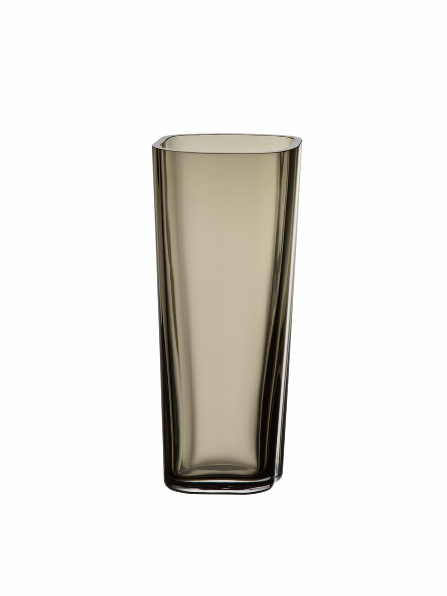 Ваза Iittala Alvar Aalto "Smoky grey", стекло, 18 см