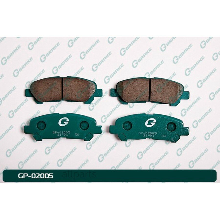 G-BRAKE 'GP02005 Колодки тормозные Highlander 07-13 зад