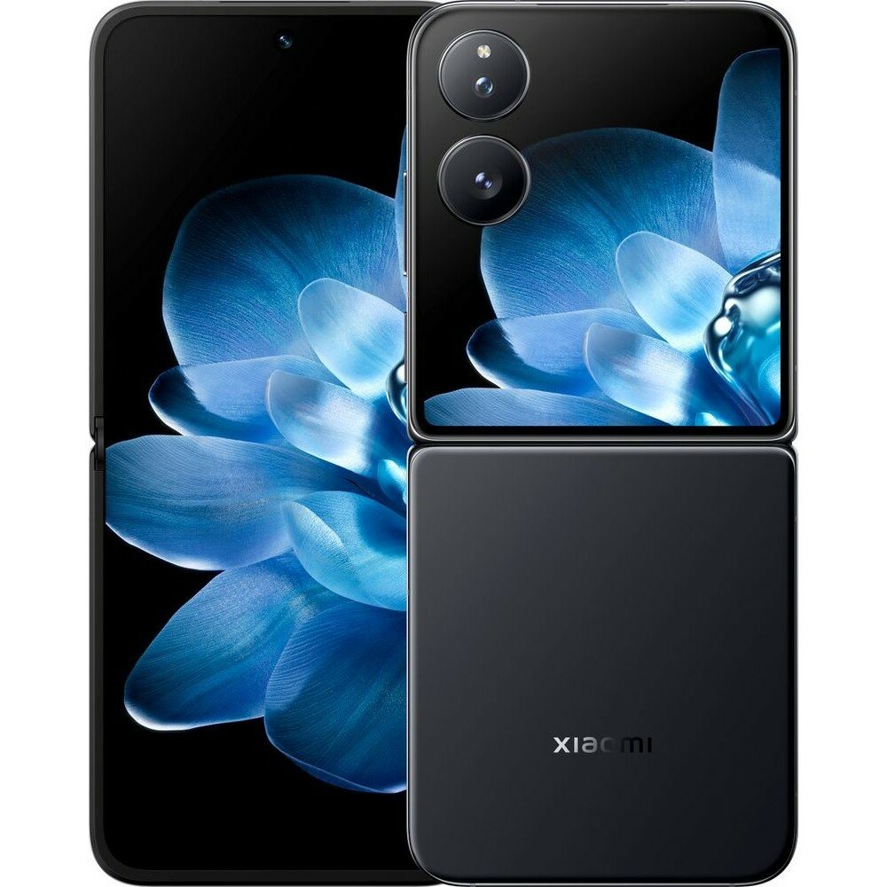 Смартфон Xiaomi MIX Flip 12+512 N8/Black (MZB0HKORU) |6.86”/4”/2912×1224/1392×1208/AMOLED/S8G3/50+50MP/32MP/And14/4780mAh
