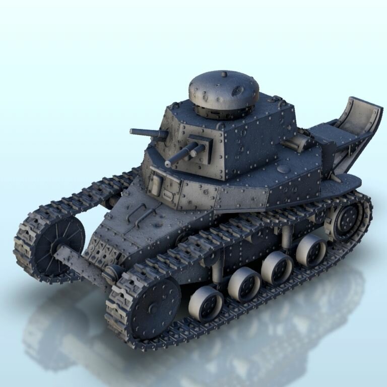 Т-18 МС-1. Советский лёгкий танк. Масштабная модель 1:72.