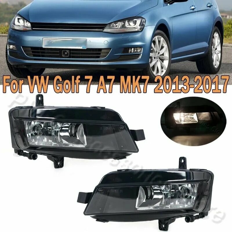 Фары автомобильные, Противотуманная фара, 2 шт, арт. VW Golf 7 A7 MK7 2013 - 2017