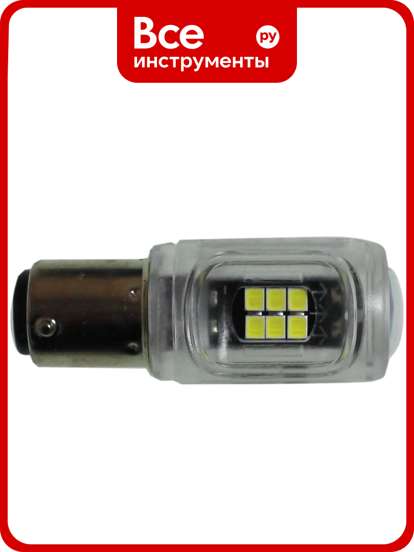 Светодиод Nord-Yada 12V BAY15D P21/5W 1157-2835-16SMD 320mA 420Lm 3.8W Strobe, белый световой поток, SMD‑освещение