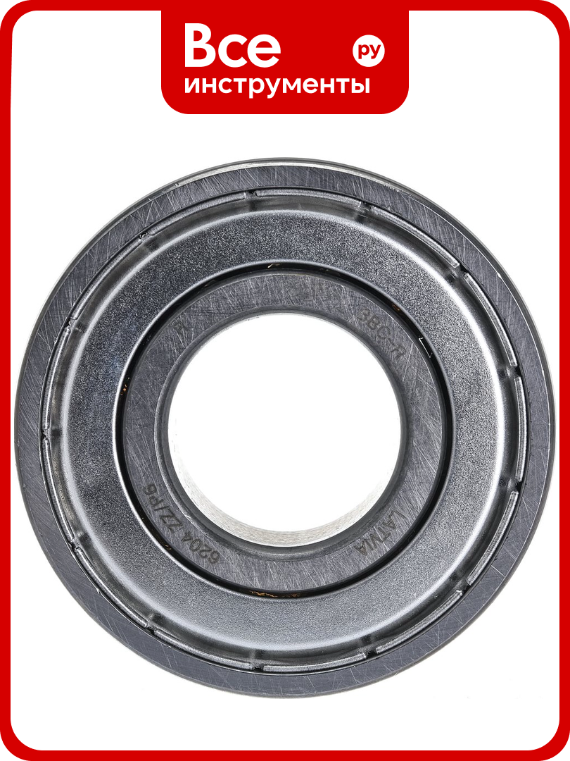 Подшипник BBC-R 6204 ZZ/P6 (6-80204 С17) PLAST, 6-80204, сохранения момента