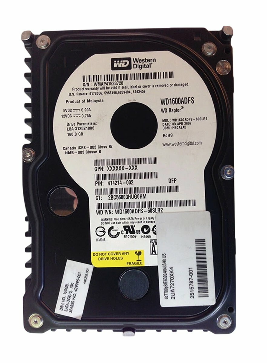 Жесткий диск HP 160Gb 10000 SATAII 2.5" HDD 439995-001