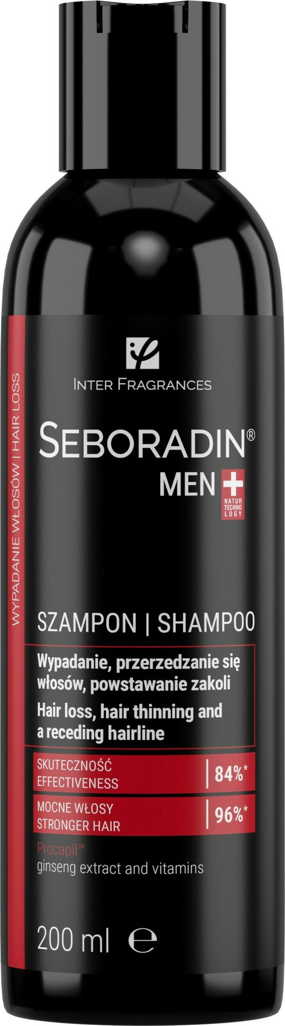 SEBORADIN Шампунь Seboradin Men от выпадения волос для мужчин 200 мл Seboradin Men Shampoo 200 60ml
