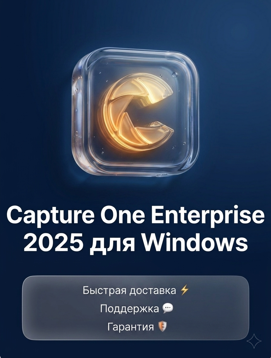 Capture One Enterprise 2025 для windows 10, 11 Новая версия с белой иконкой