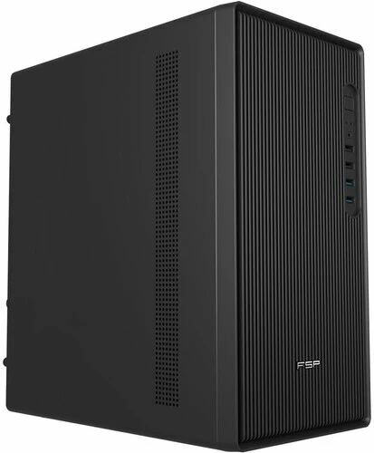 Компьютерный корпус FSP S120-B (POC0000297) черный - Midi Tower, Micro-ATX, USB 2.0 Type-A, USB 3.2 Gen 1 Type-A