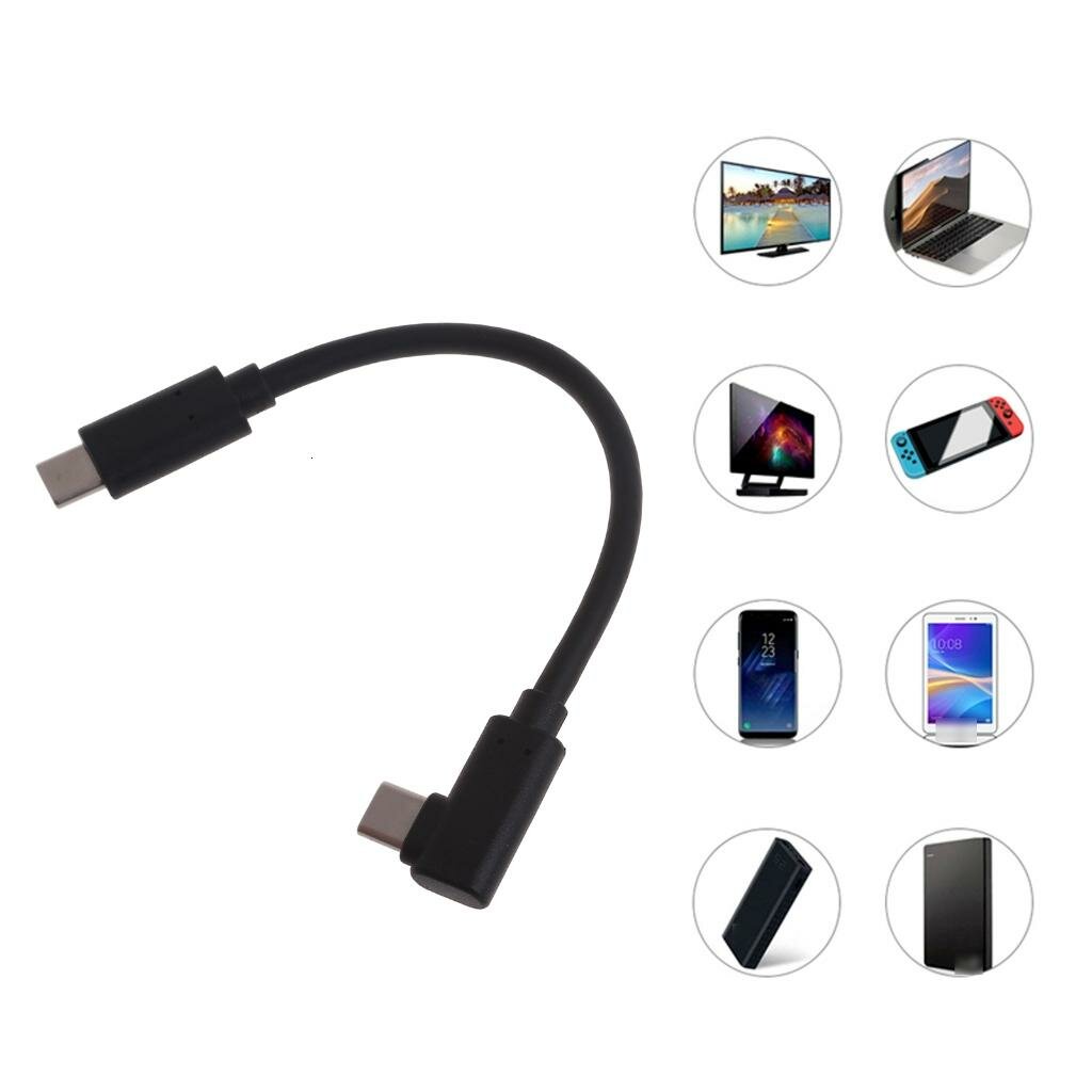 Кабель USB-C — USB-C, 30cm - локоть — фото 1