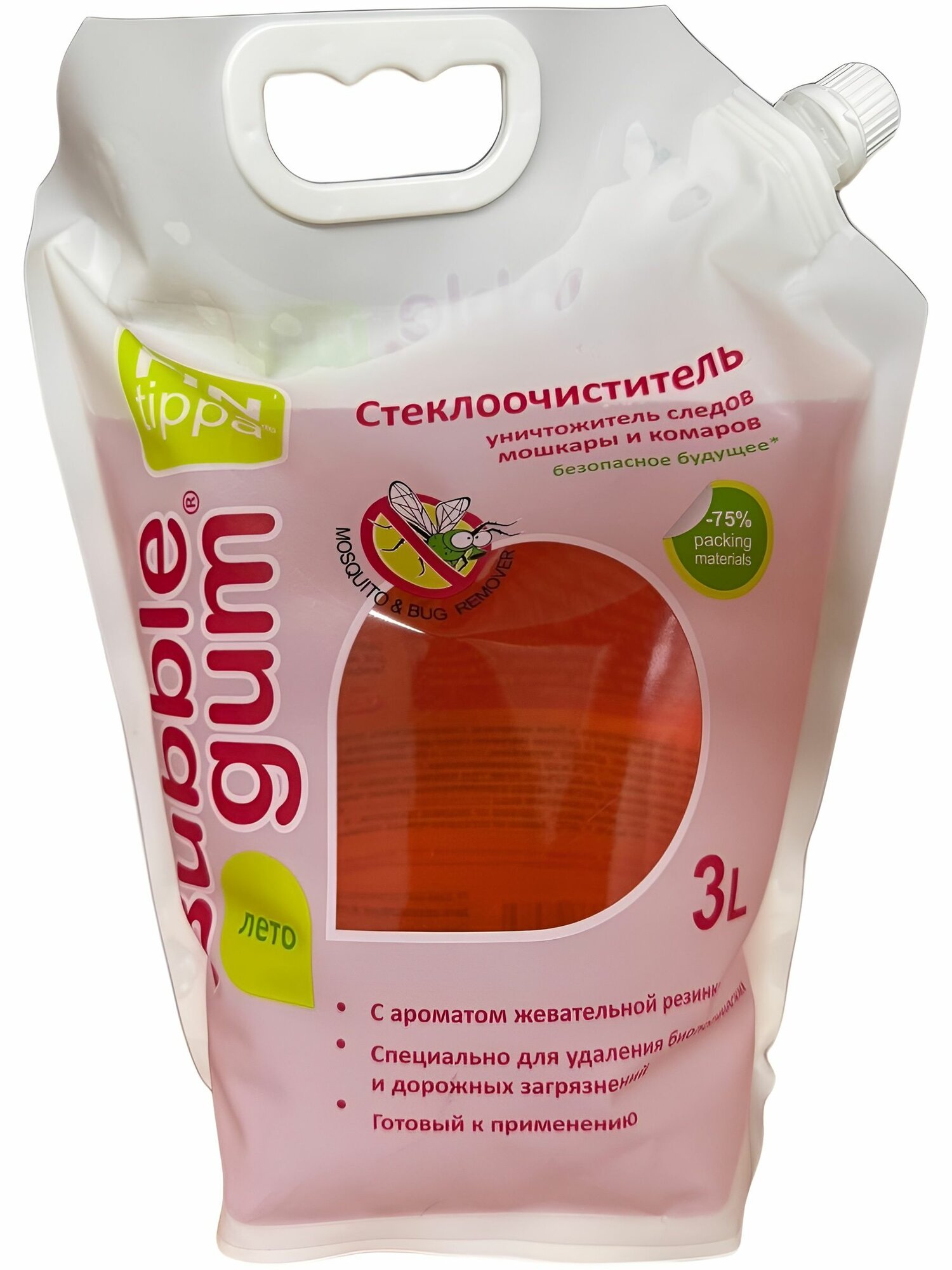 Жидкость стеклоомывателя Buble Gum летняя 3,5 л