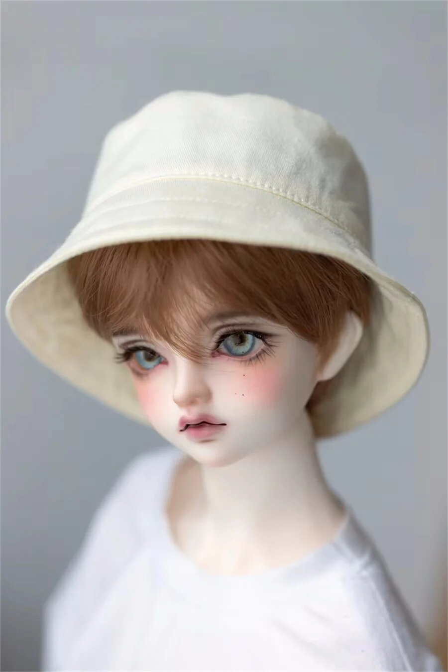 Шапка для куклы BJD 1/3 1/4 1/6, бежевая