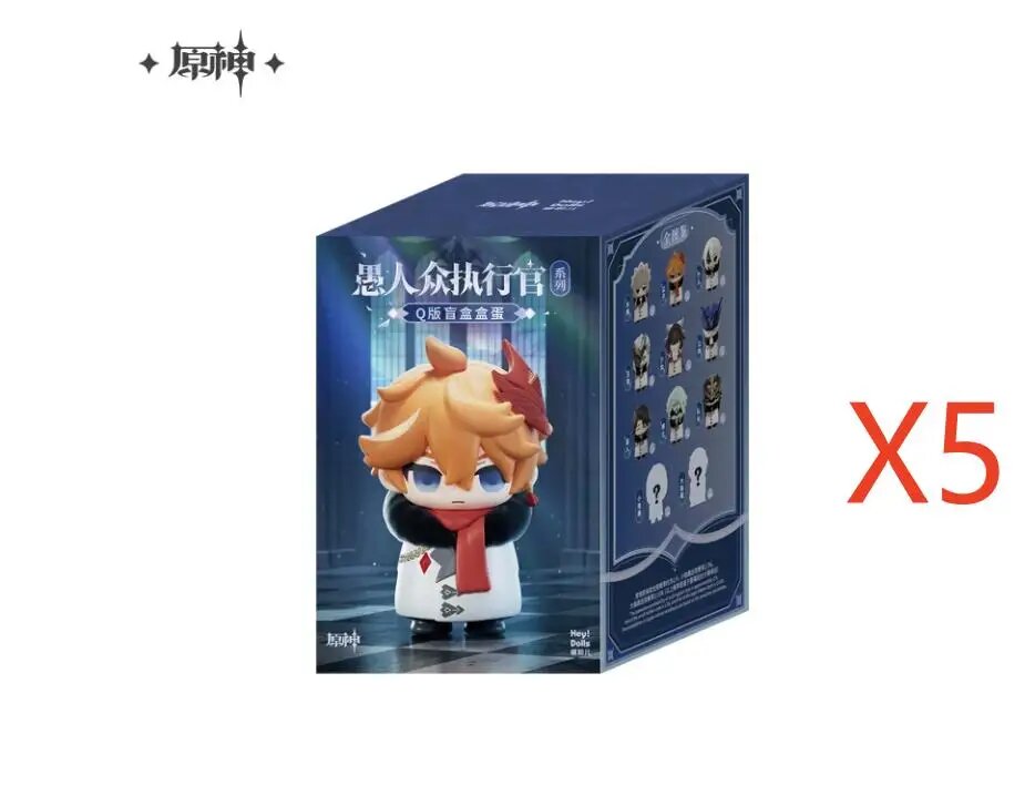 Фигурки Genshin Impact Fatui Chibi Blind Box, 5 шт.