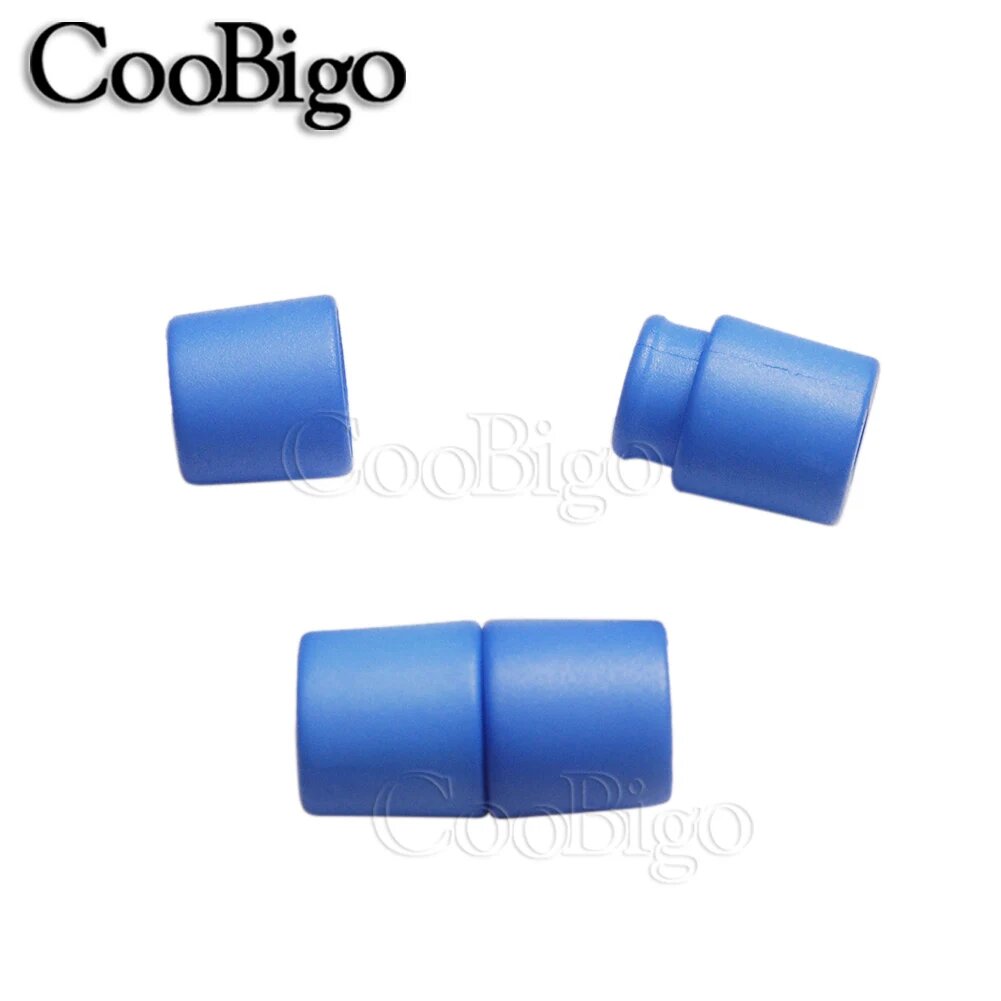 Стопор для шнура CooBigo, синий, 20x10 мм, 100 шт.