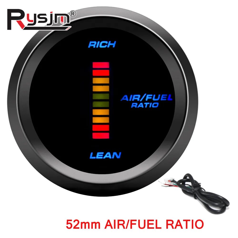 Датчик Air/Fuel Ratio 52мм, Черный