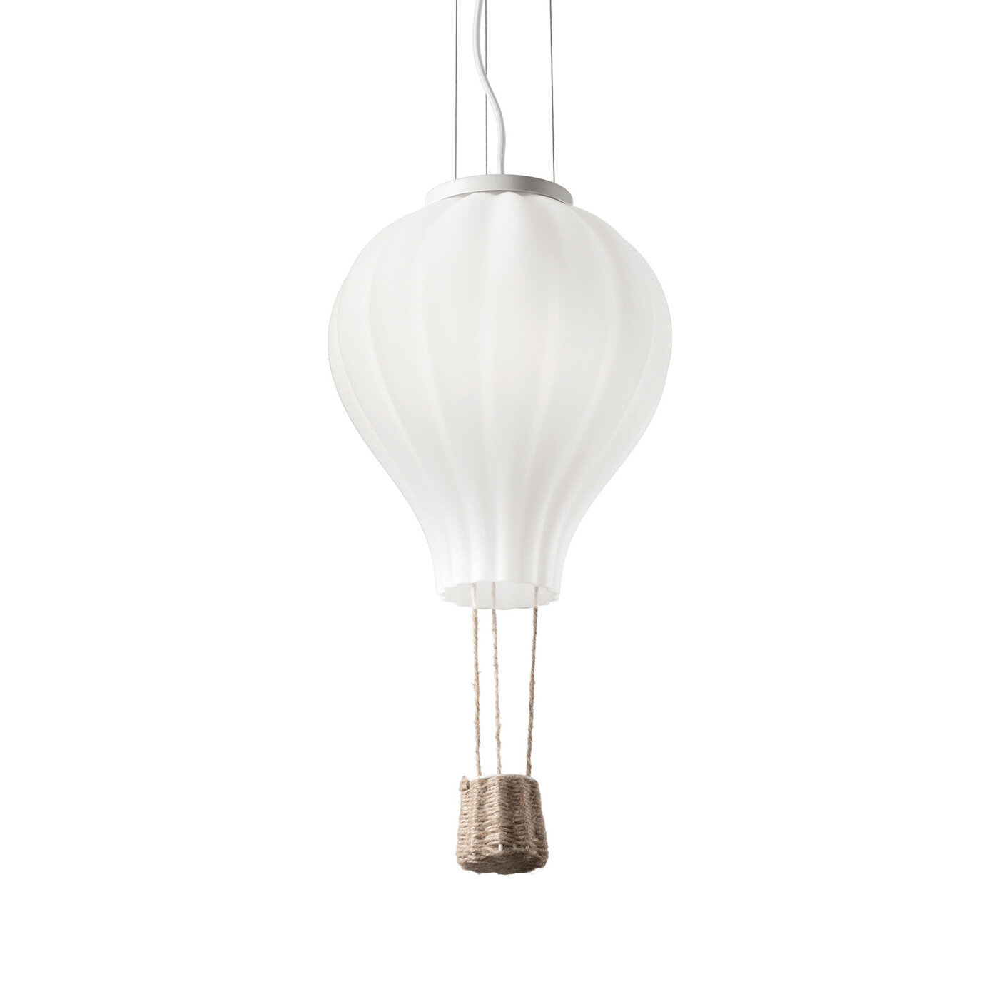 Люстра подвесная ideal lux Dream Big SP1 D42 макс.1х42Вт IP20 E27 230В Белый матовый Стекло/Металл/Ткань Без лампы 261195.