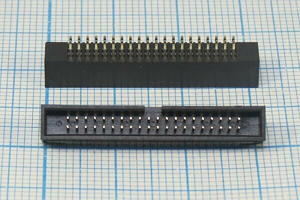 BH1.27-40-2 (KLS1-202C-40-S) Вилка 40 конт, на плату, / 3 штуки